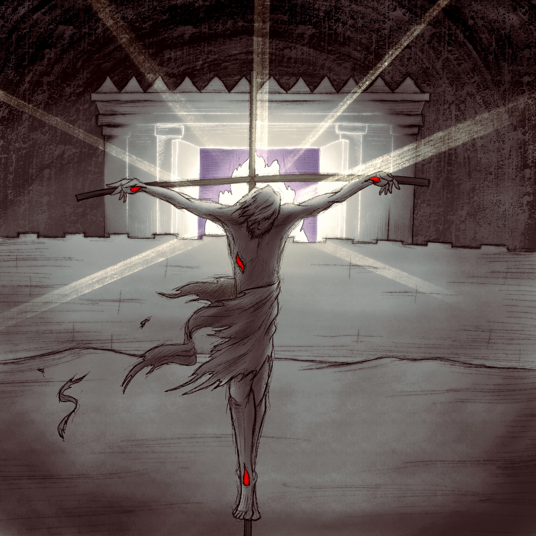 Leviticus 13:45-46 + Hebrews 13:12 - Full of Eyes