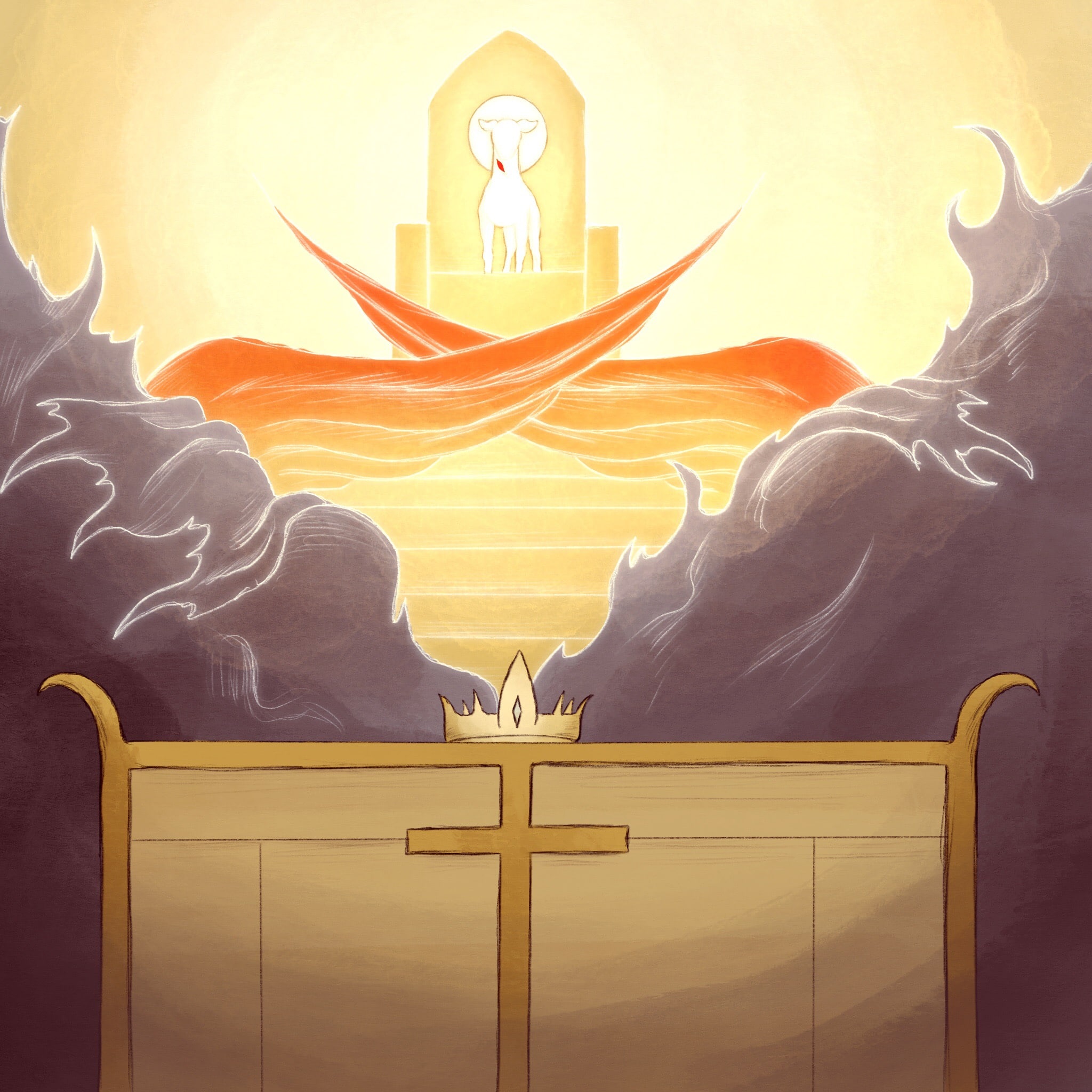 Matthew 27:37 + Revelation 22:3 - Full of Eyes