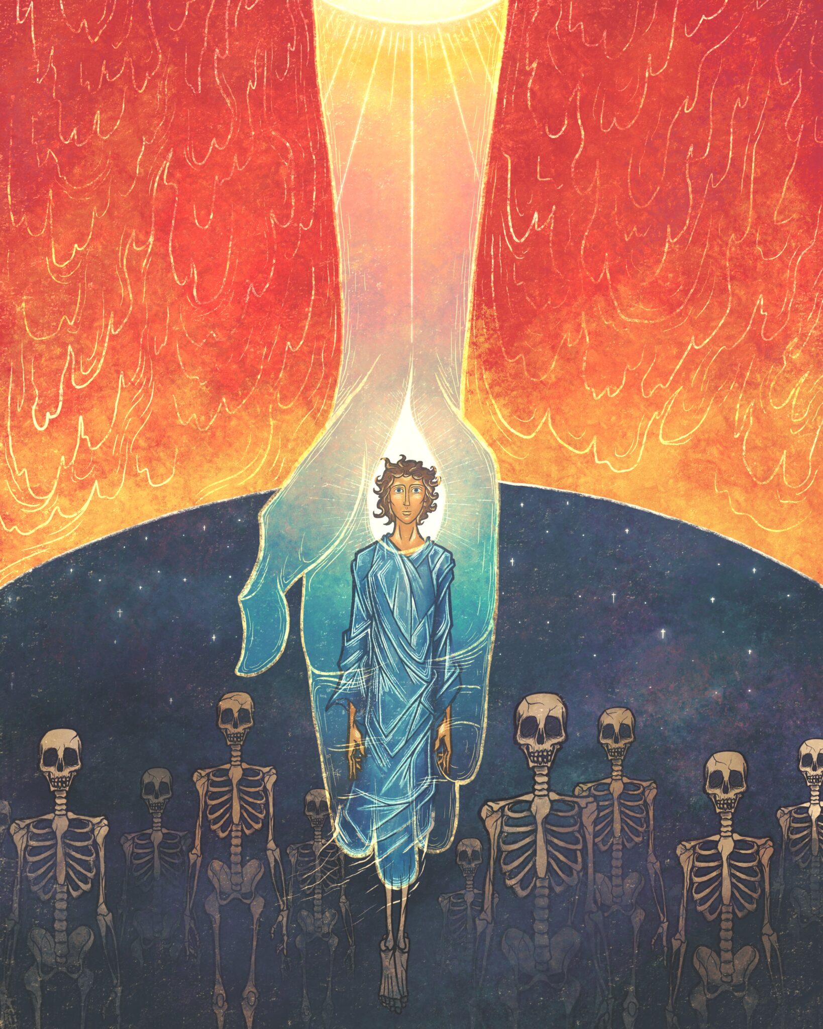 Visual-Exegetical Artwork - Full of Eyes