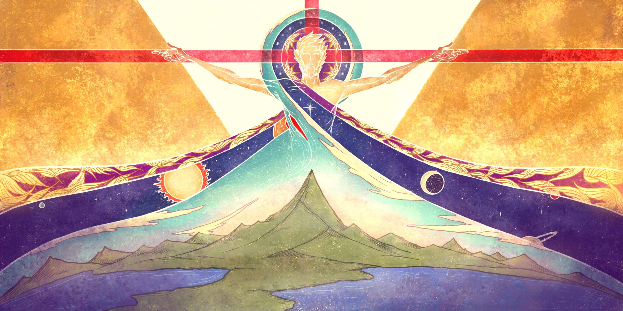 Visual-Exegetical Artwork - Full of Eyes