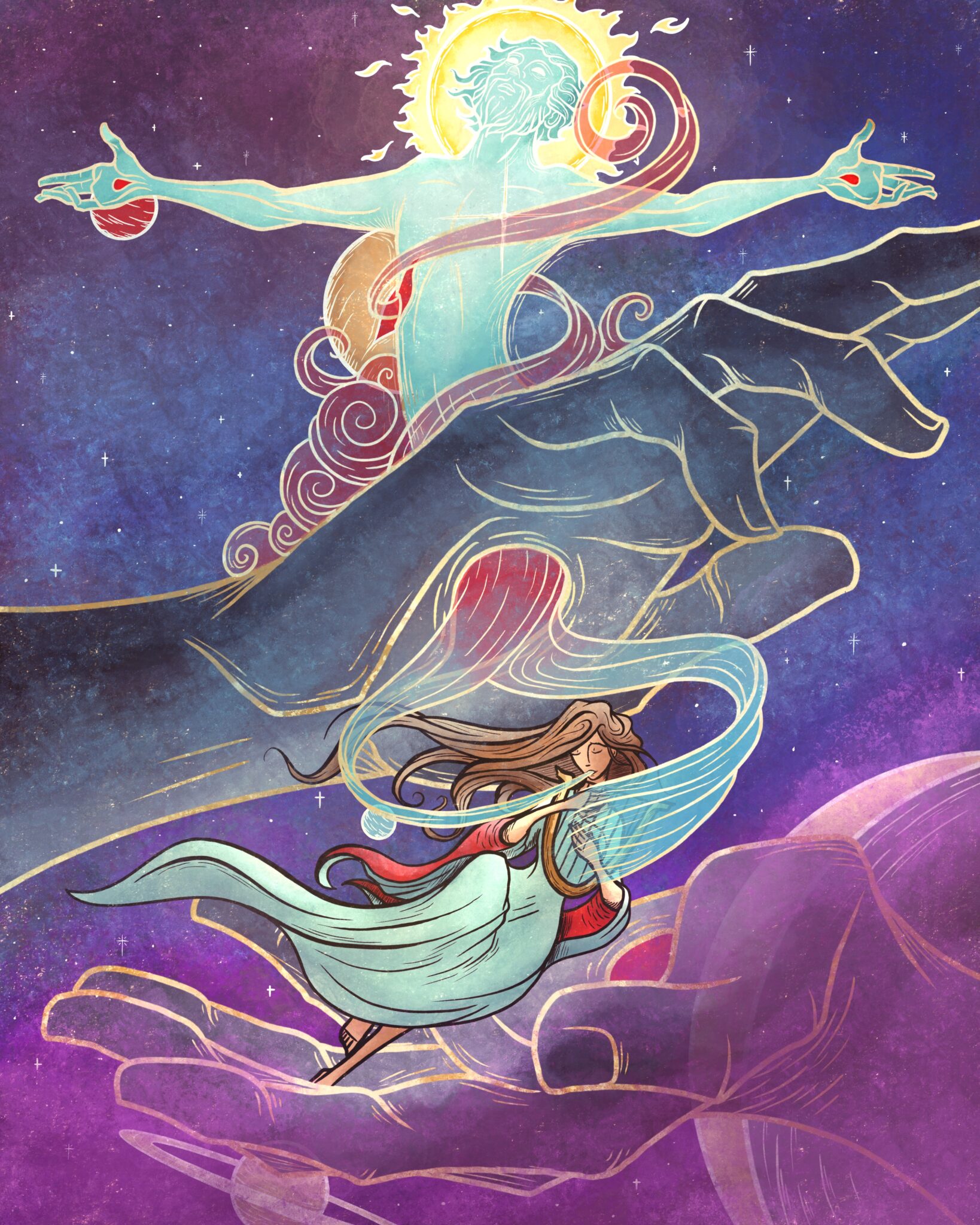 Visual-Exegetical Artwork - Full of Eyes