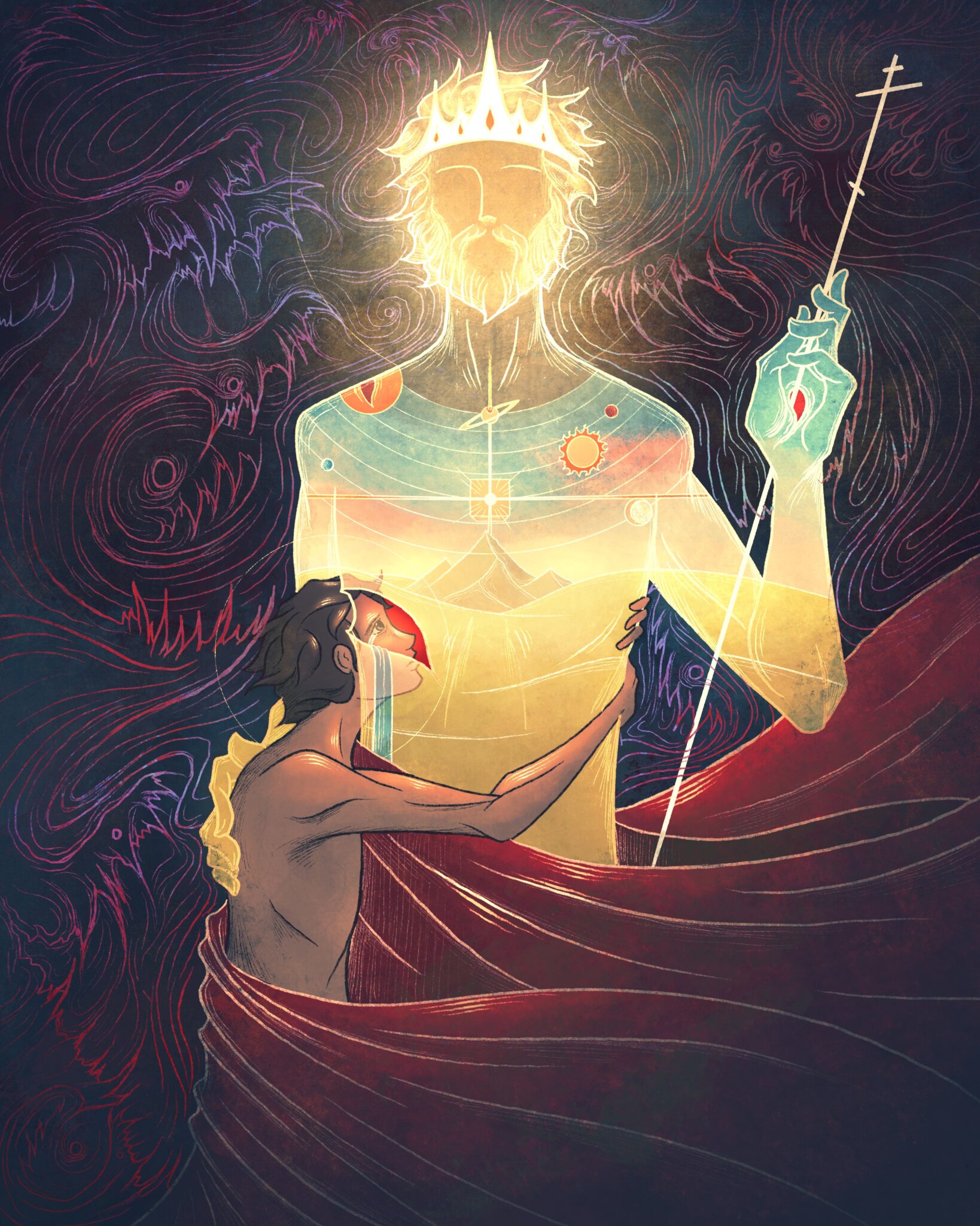 Visual-Exegetical Artwork - Full of Eyes