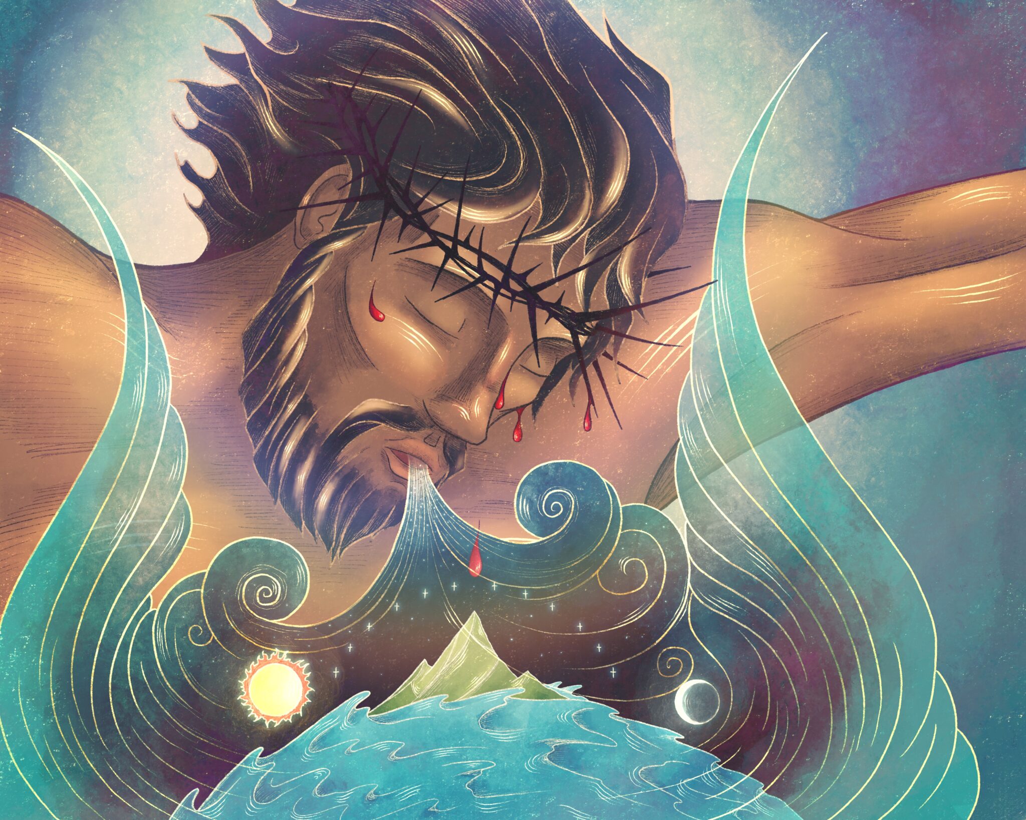 Visual-Exegetical Artwork - Full of Eyes